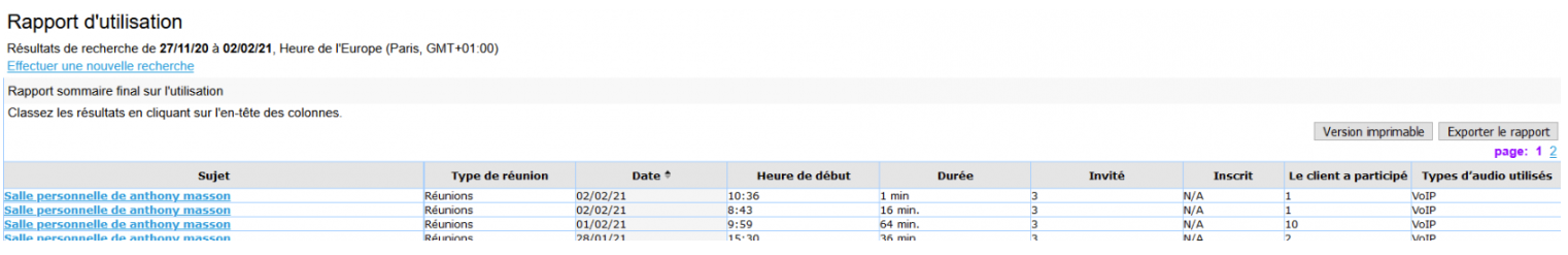 Ressources outils: Comment peut-on avoir la liste (extraite sur Excel ...